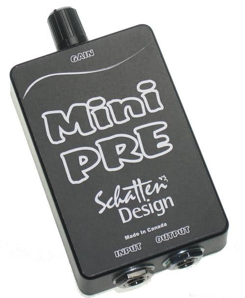 Mini Pre - Single Channel Preamp — Schatten Pickups